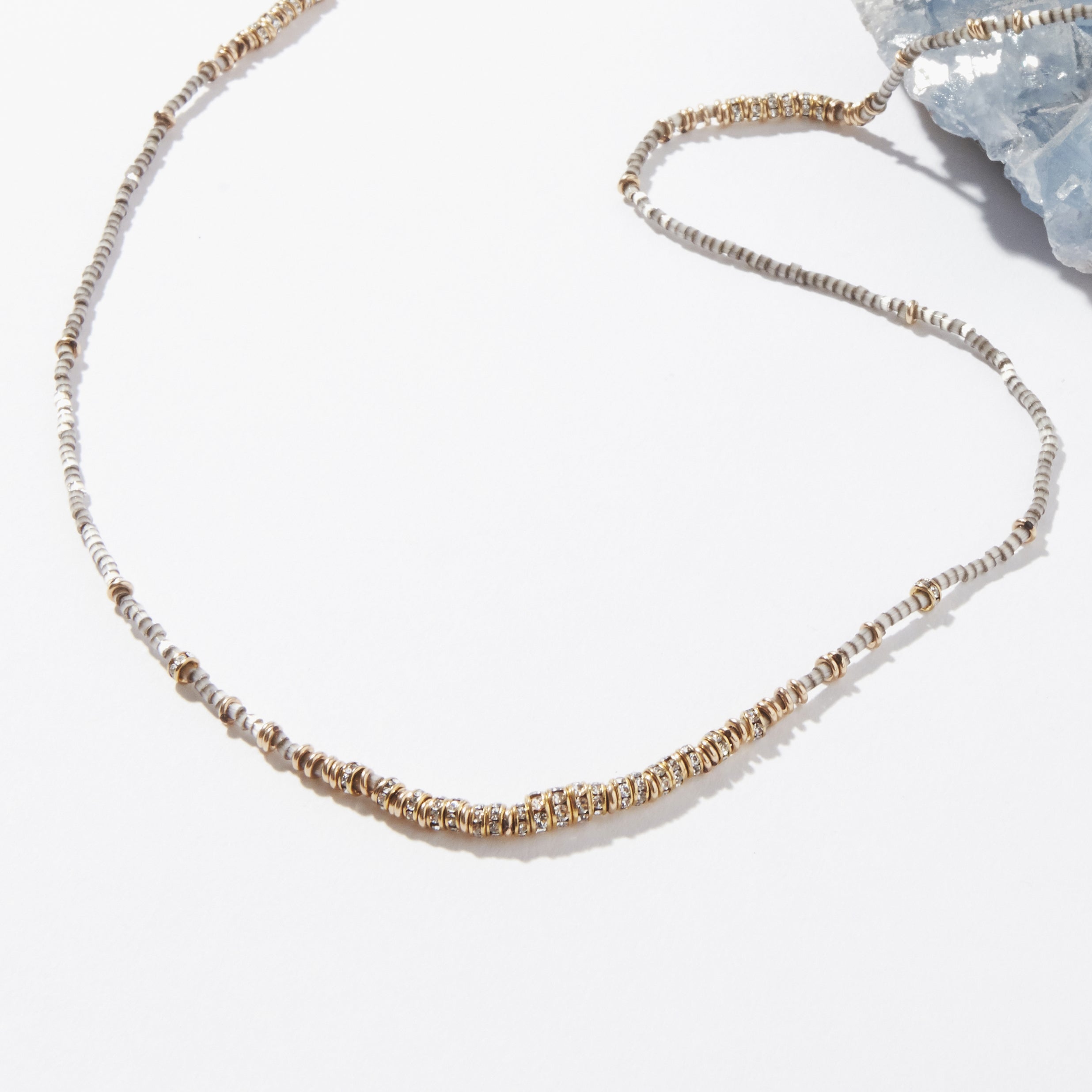 Plene Lune Crystals Long Full Necklace – Iwona Ludyga Design